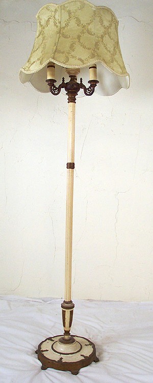 Antique Lighthouse - "Rembrandt" standing lamp in original finish